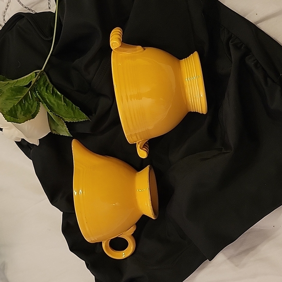 Fiestaware | Dining | Vintagefiestawarecream And Sugar Set | Poshmark